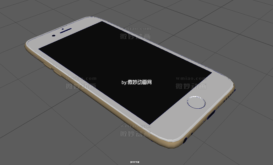 iphone6手机MAYA模型下载 苹果手机APPLE手机3D模型 - CG模型 - 微妙网wmiao.com