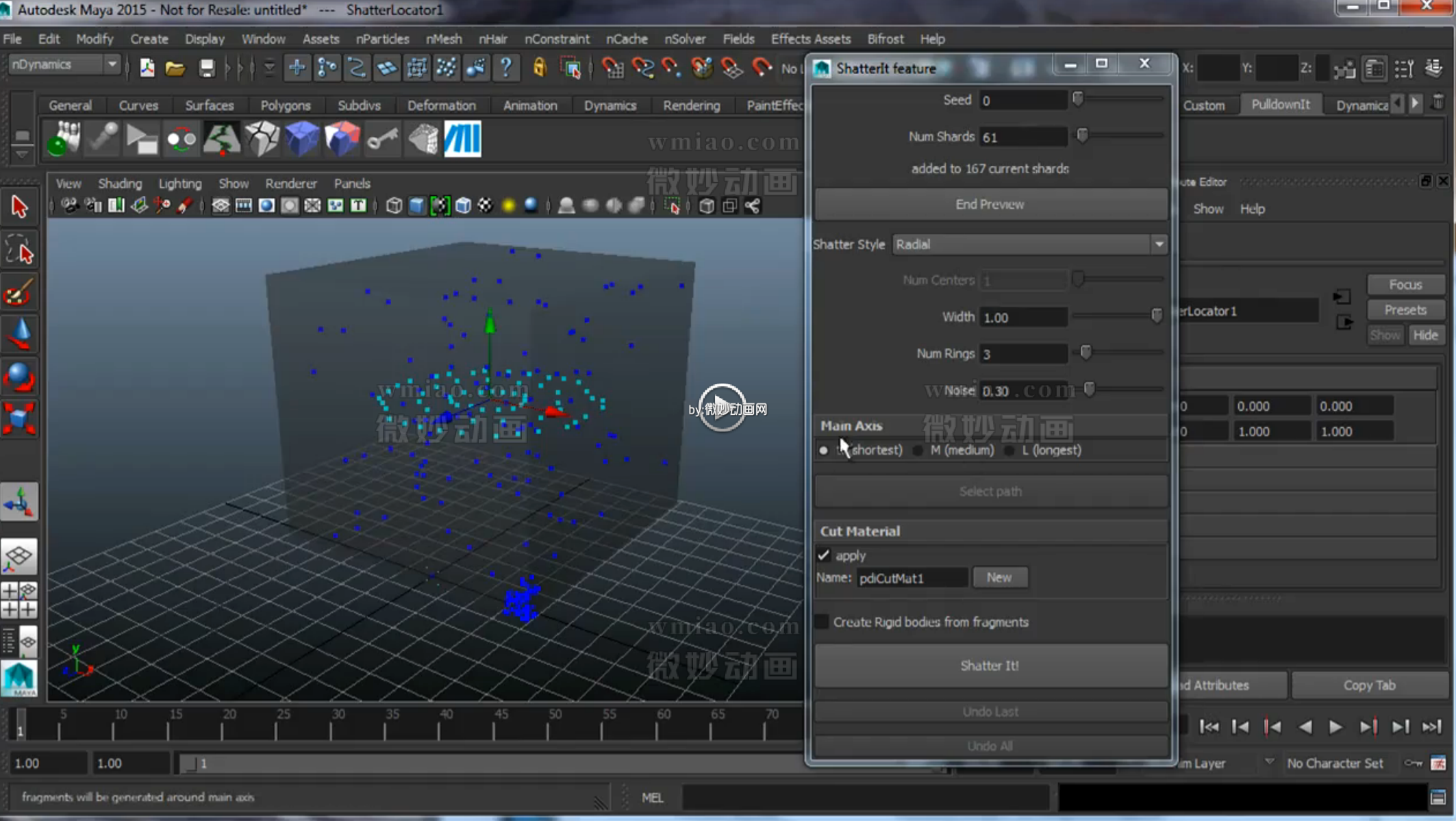 maya破碎Pdi插件 Thinkinetic Pulldownit Pro 3.5c Maya 2014-2016 - 脚本插件 - 微妙网wmiao.com