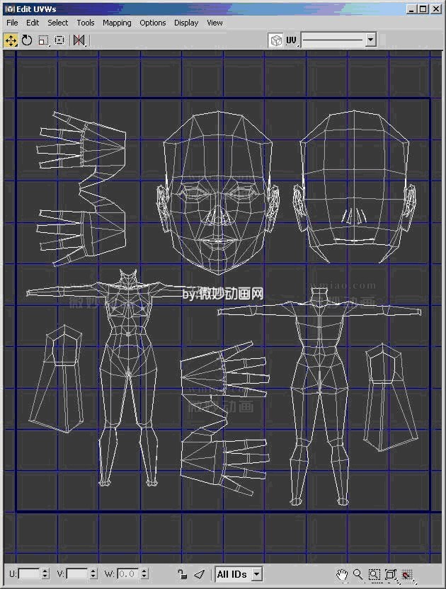 贴图教程uv绘制 - 共享教程 - 微妙网wmiao.com