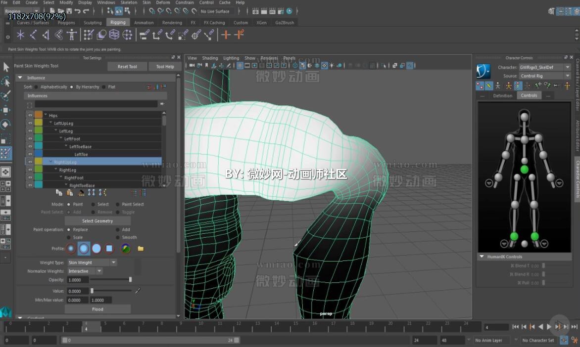 Maya与MotionBuilder角色动作捕捉特效动画视频教程Pluralsight - Rigging Human IK... - 共享教程 - 微妙网wmiao.com