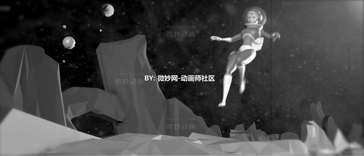 Rocket Girl rig 太空漫步！ - 动画资料 - 微妙网wmiao.com