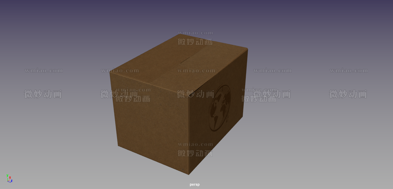 【搬运】Box Rig | Maya 纸箱子绑定模型分享 - CG模型 - 微妙网wmiao.com