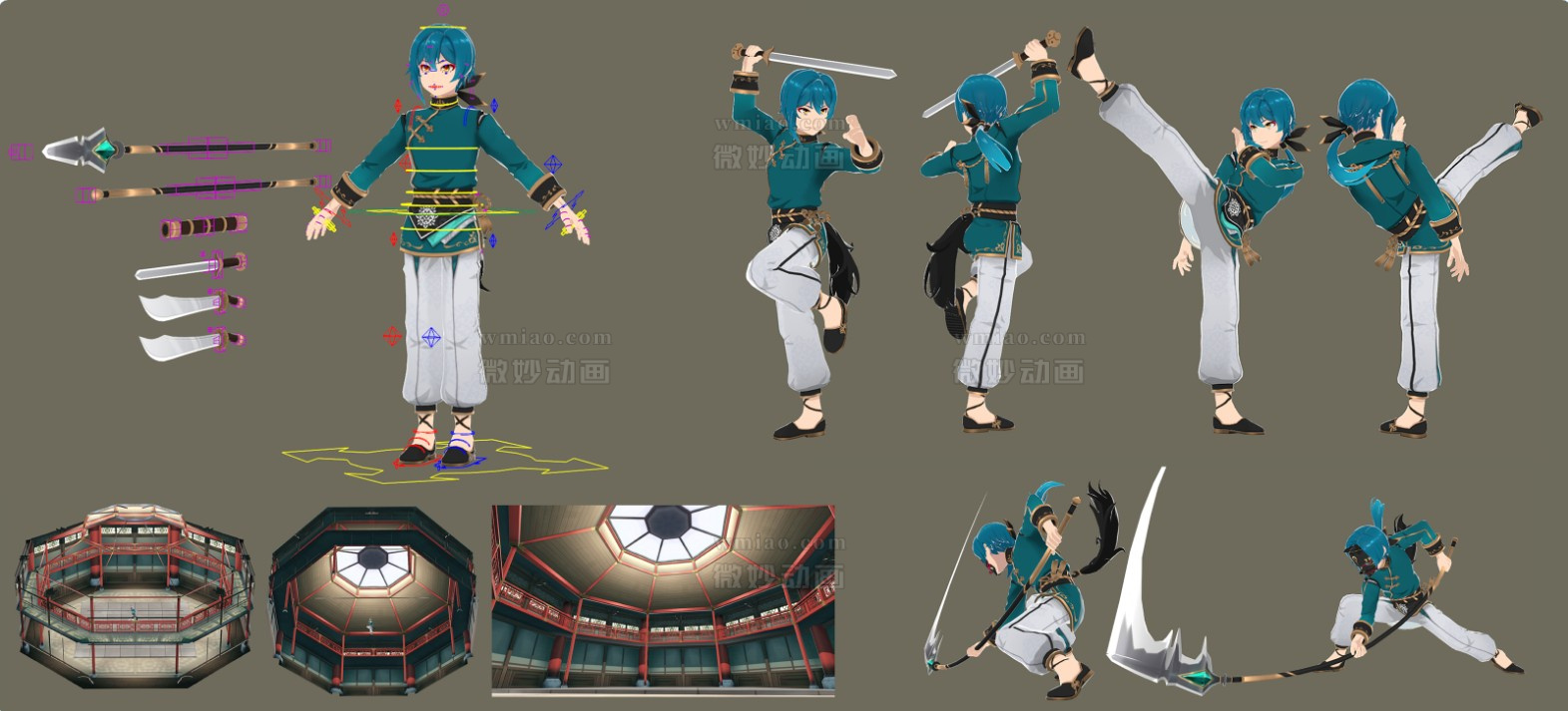 ab_rig_B - CG模型 - 微妙网wmiao.com