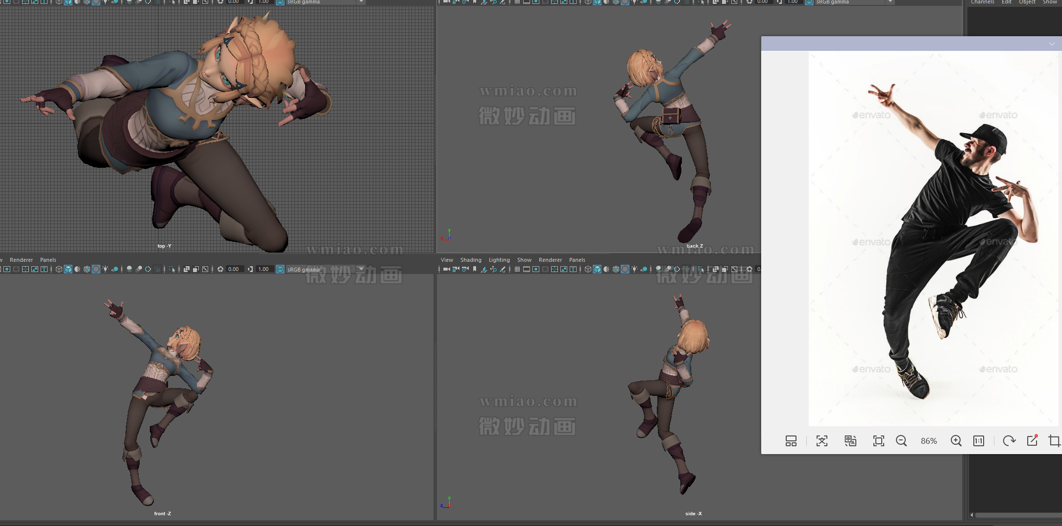 2023年4月份pose练习 - pose练习 - 微妙网wmiao.com