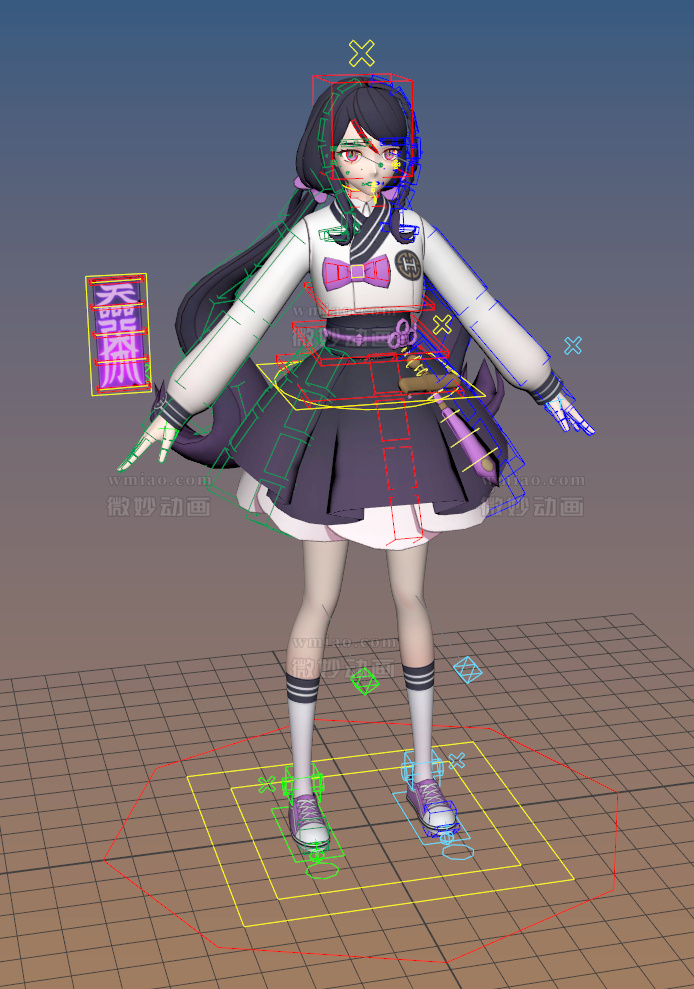 超级好看的法系小姐姐 - CG模型 - 微妙网wmiao.com