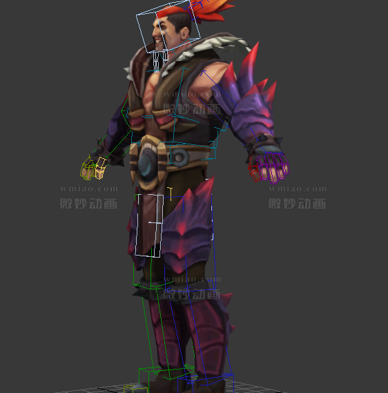 （搬运）LOL 德莱文 含骨骼绑定 另加ikun舞步 - CG模型 - 微妙网wmiao.com