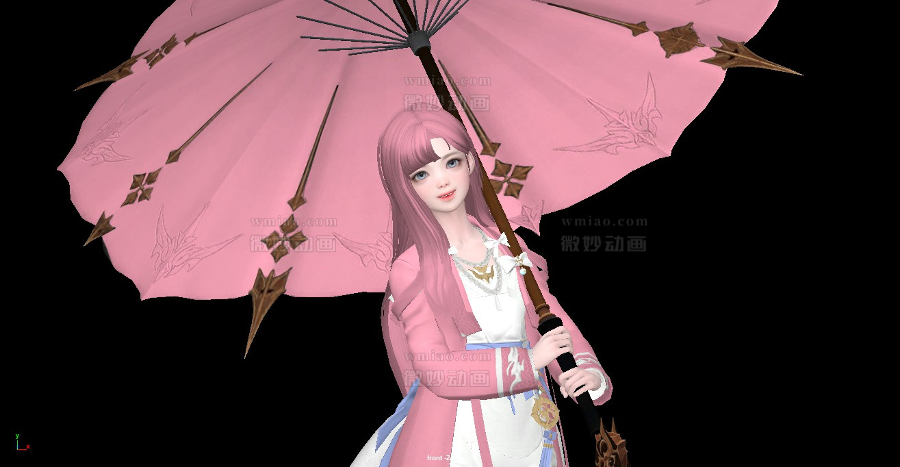 Aeromancer 女孩绑定 - CG模型 - 微妙网wmiao.com