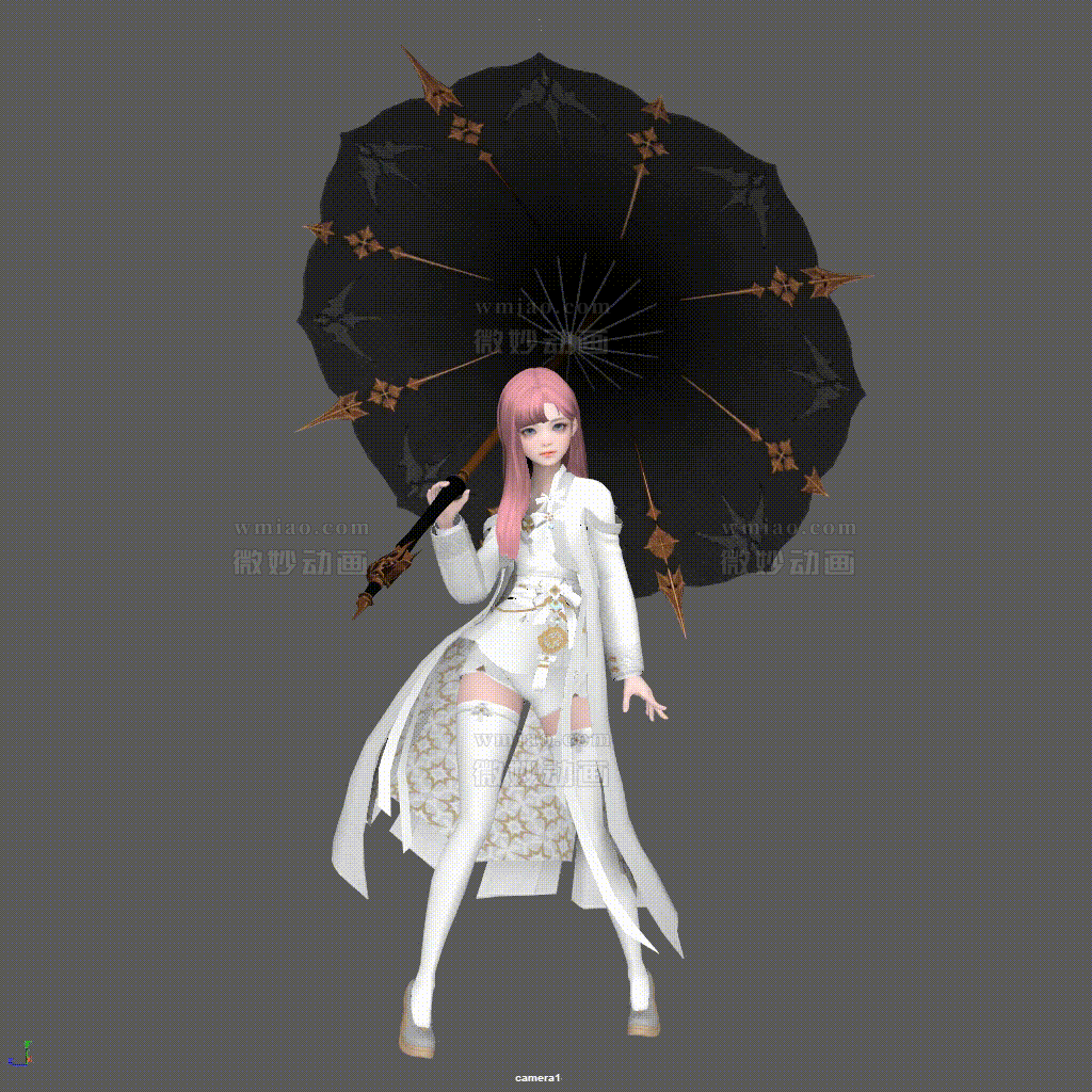 Aeromancer 女孩绑定 - CG模型 - 微妙网wmiao.com