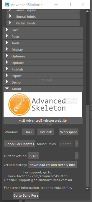 ADV 最新版本AdvancedSkeleton6.320 英文版搬运 - 脚本插件 - 微妙网wmiao.com