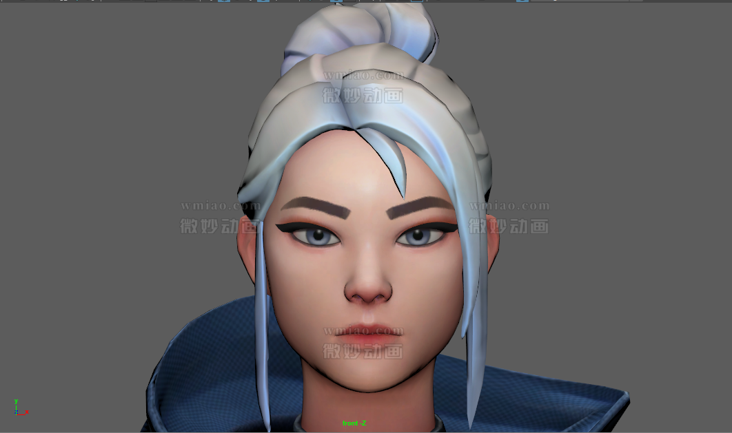 无畏契约（瓦洛兰特)_捷风-Jett - CG模型 - 微妙网wmiao.com