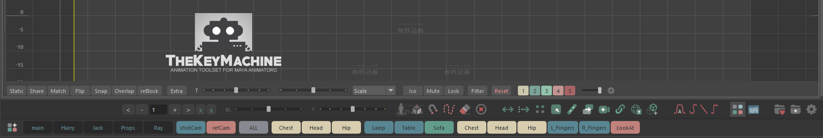 TheKeyMachine (beta) - (Animbot 的替代品) - Maya 脚本插件 - 脚本插件 - 微妙网wmiao.com