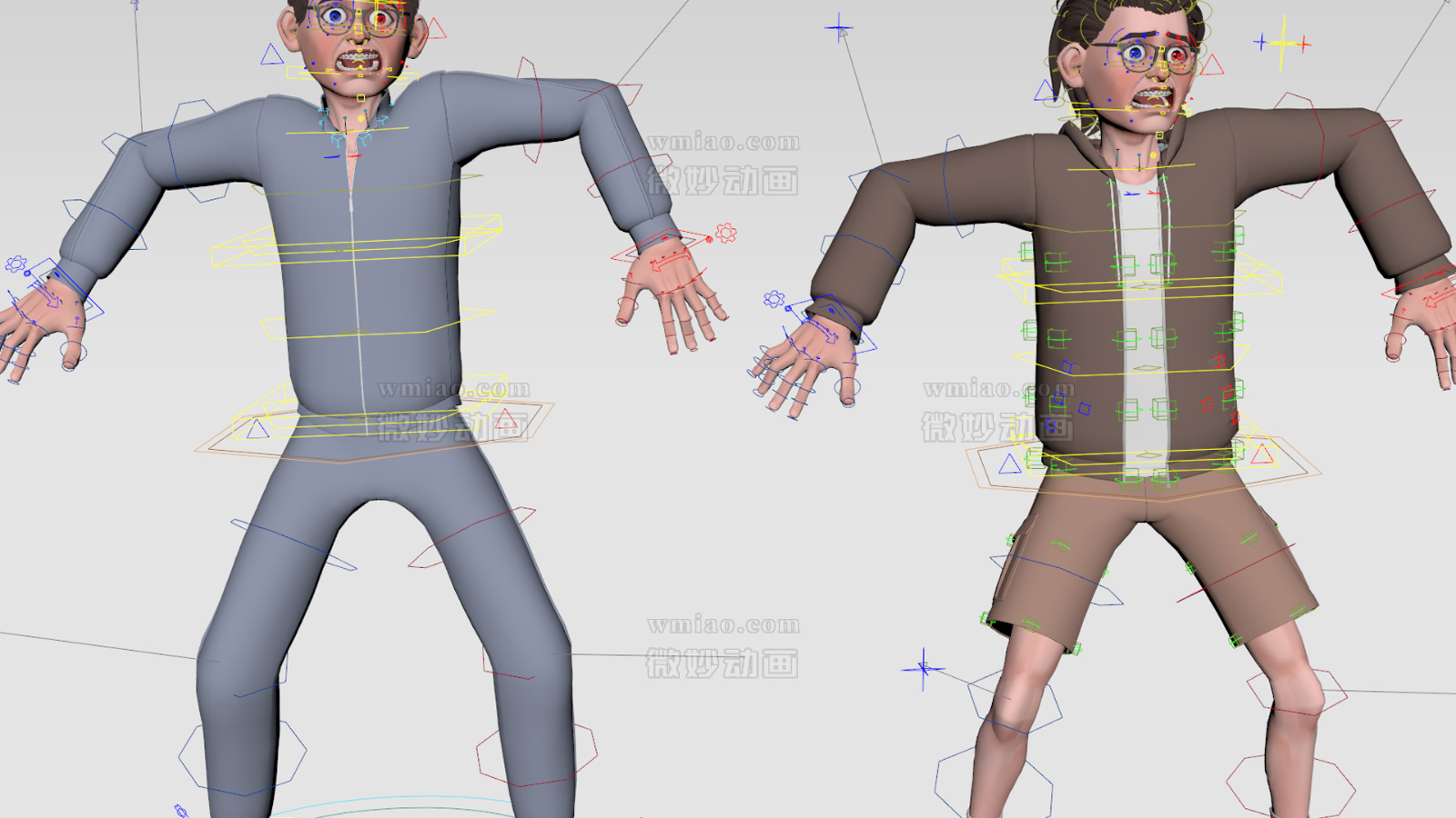 卡内奇原创Liam rig - CG模型 - 微妙网wmiao.com